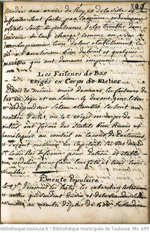 Manuscrits numérisés de la Bibliothèque municipale de Toulouse ...